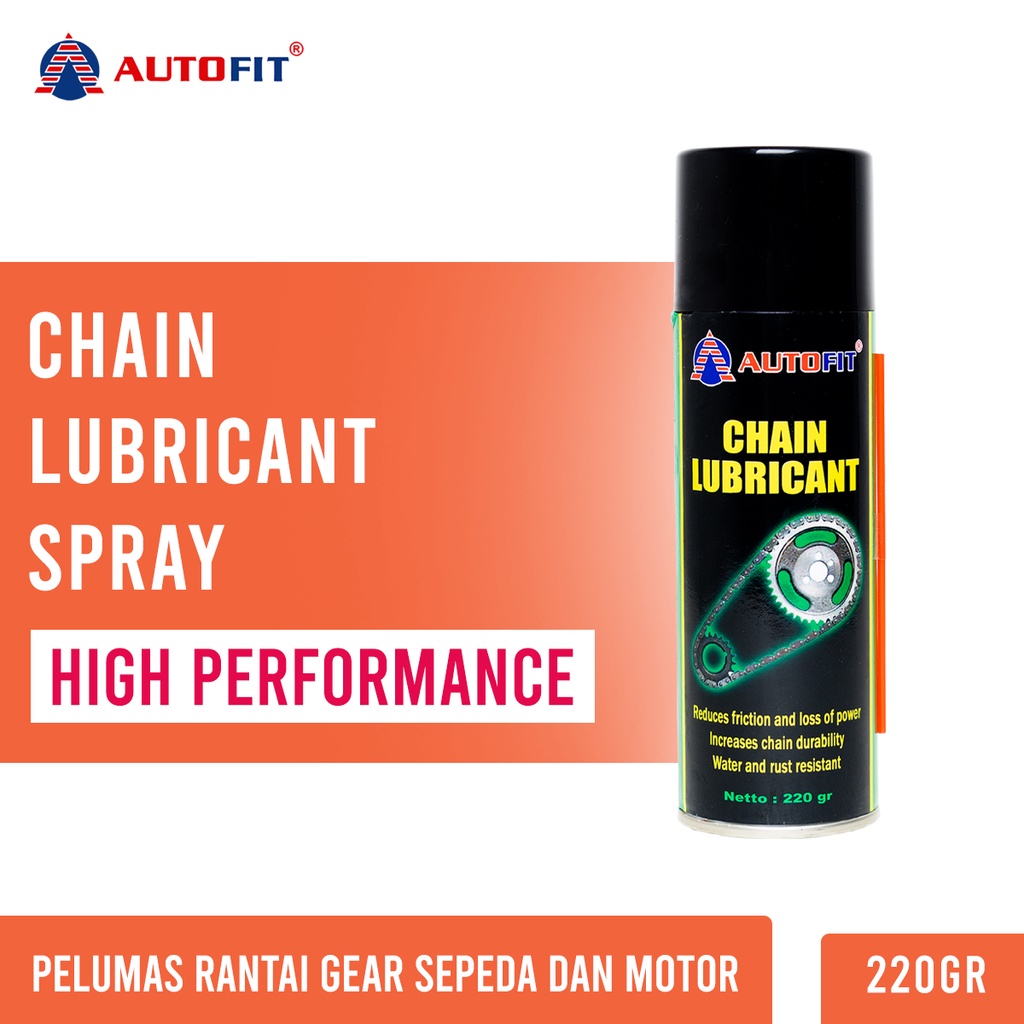 Jual Autofit Chain Lubricant Pelumas Rantai 300ml Gear Sepeda Motor ...