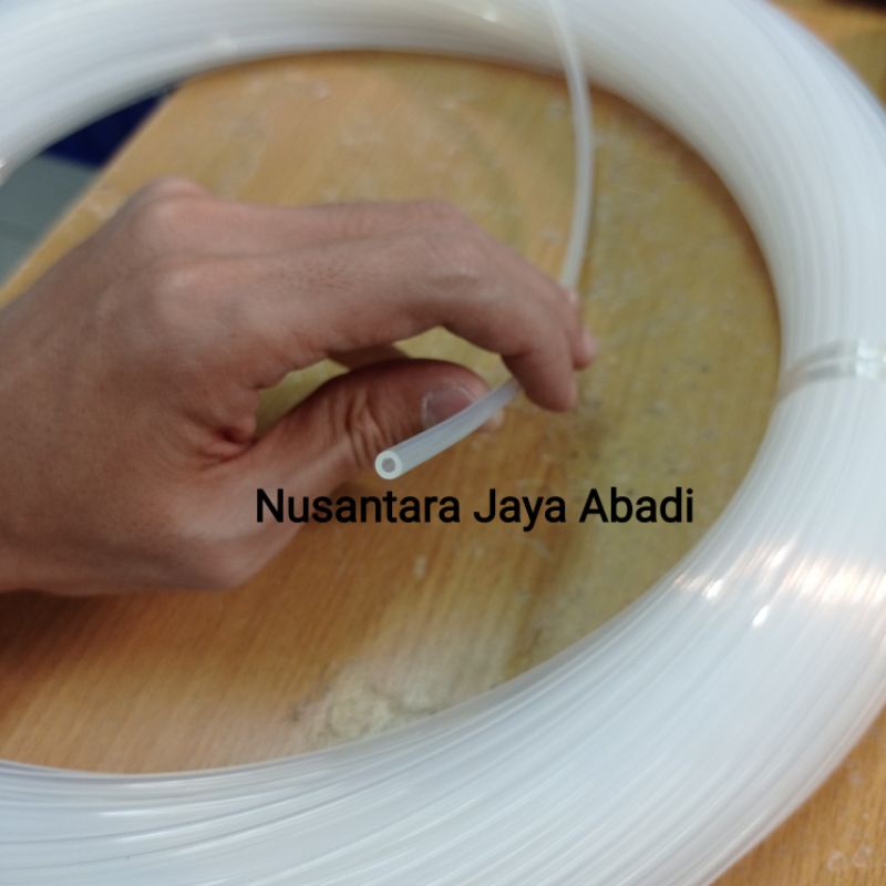 Jual Selang PTFE teflon Tube Hose Transparan Bening Clear 2 x 4 mm Suhu ...