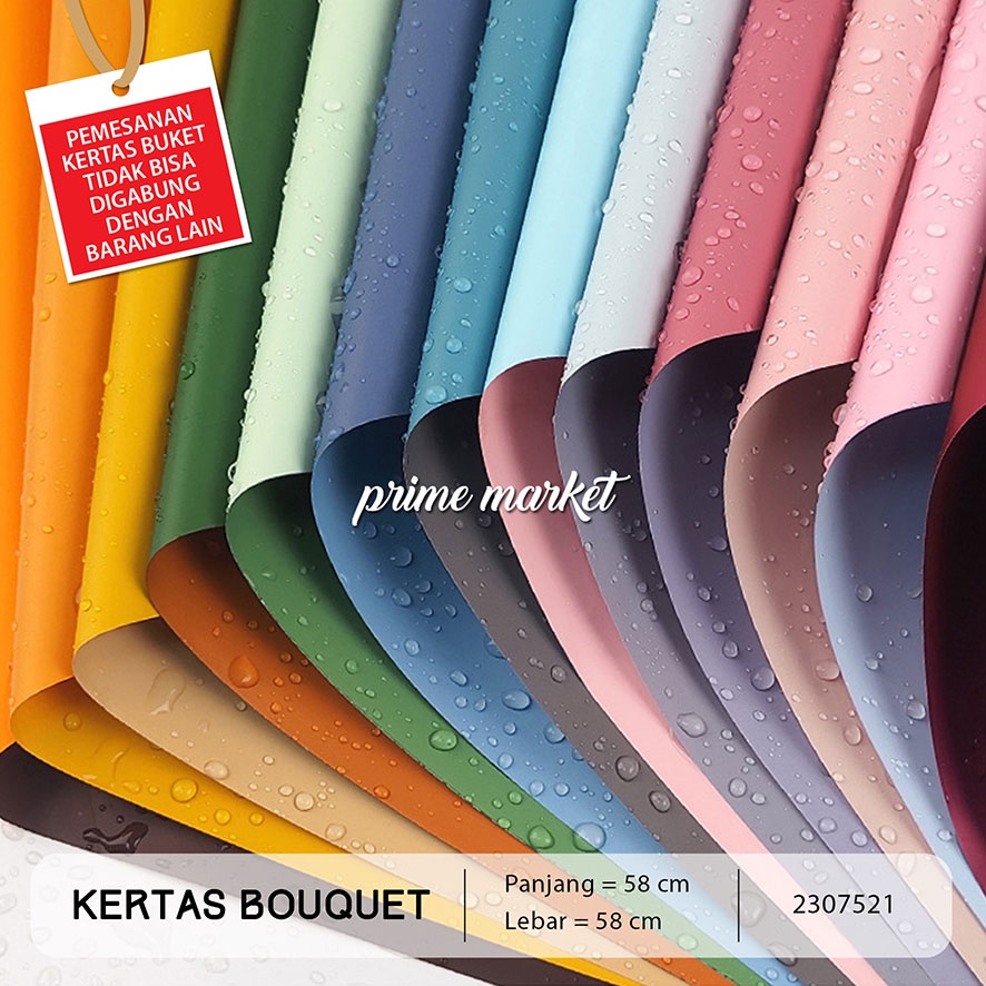 Jual Kertas Buket 2 Warna / Buket Bunga / Flower Wrapping / Kertas ...