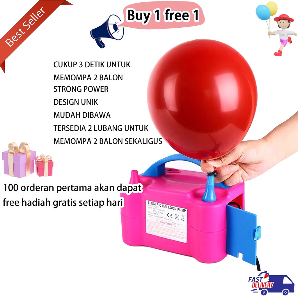 Jual Pompa Balon Elektrik Listrik Electric Balloon Pump | Shopee Indonesia