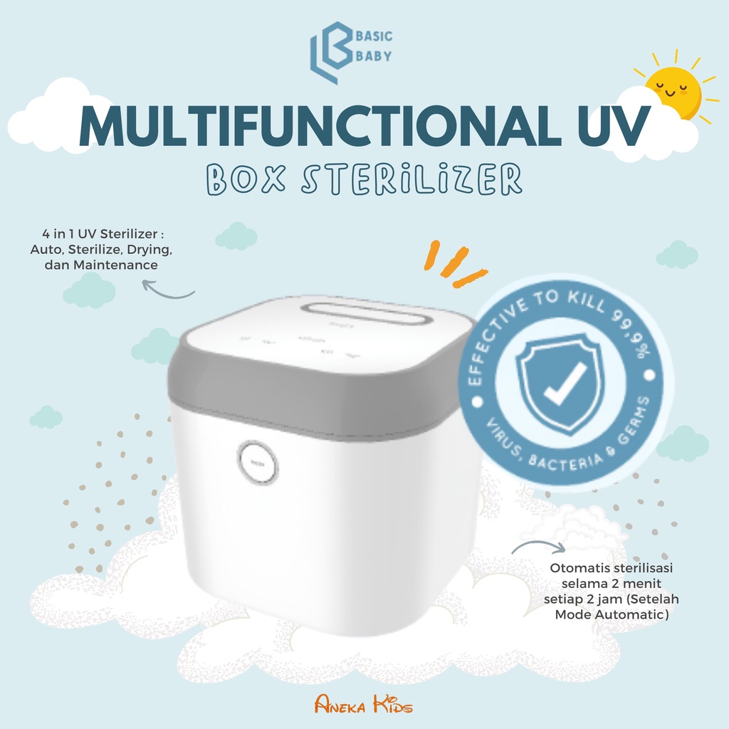 Jual Basic Baby B-UV Box Multi UV Sterilizer -- Multifunctional ...