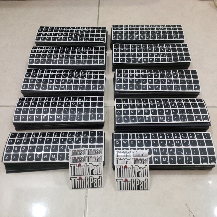 Jual Sticker keyboard thinkpad x60 x61 x200 x201 x220 t60 t61 t400 t410 ...