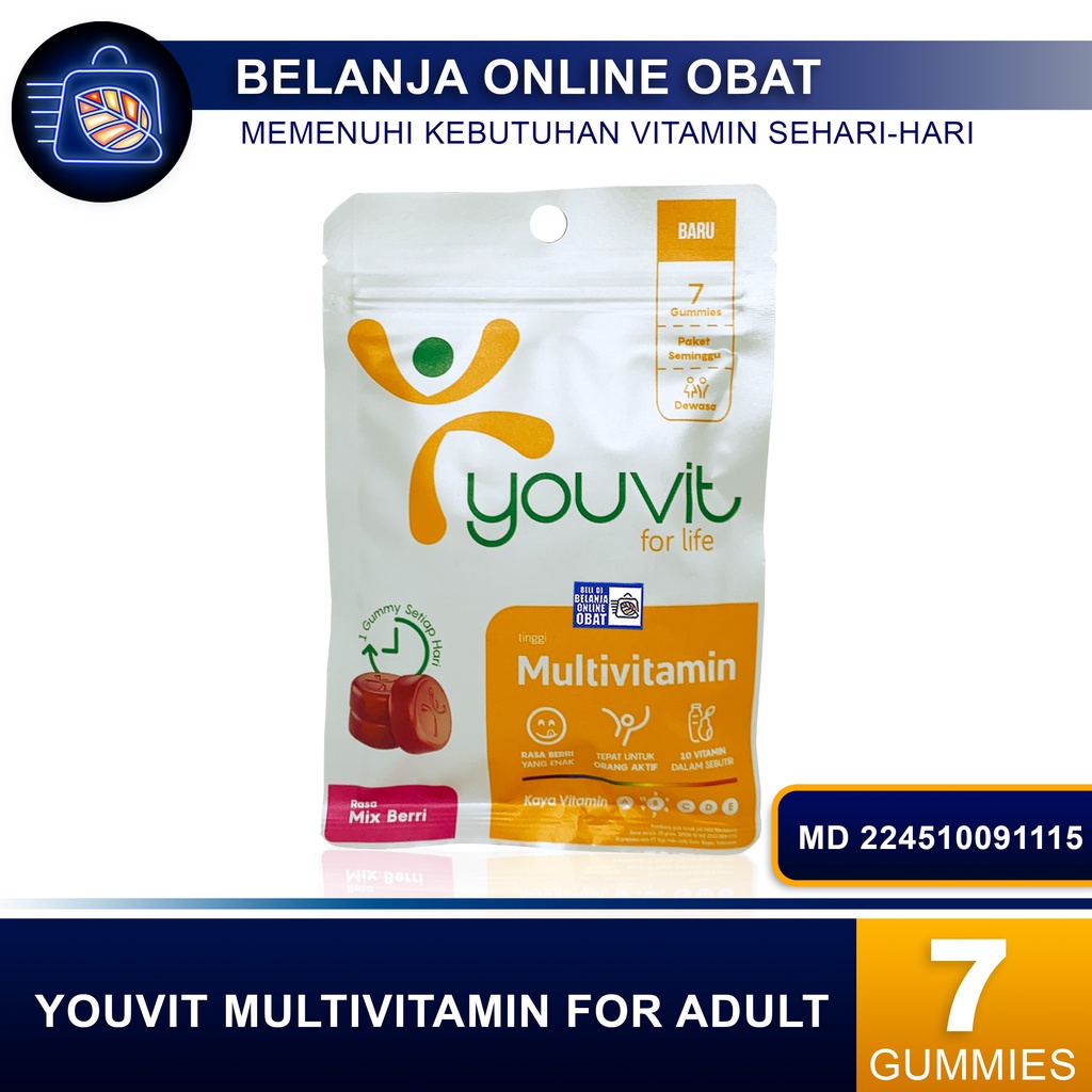 Jual YOUVIT MULTIVITAMIN FOR ADULT | Shopee Indonesia