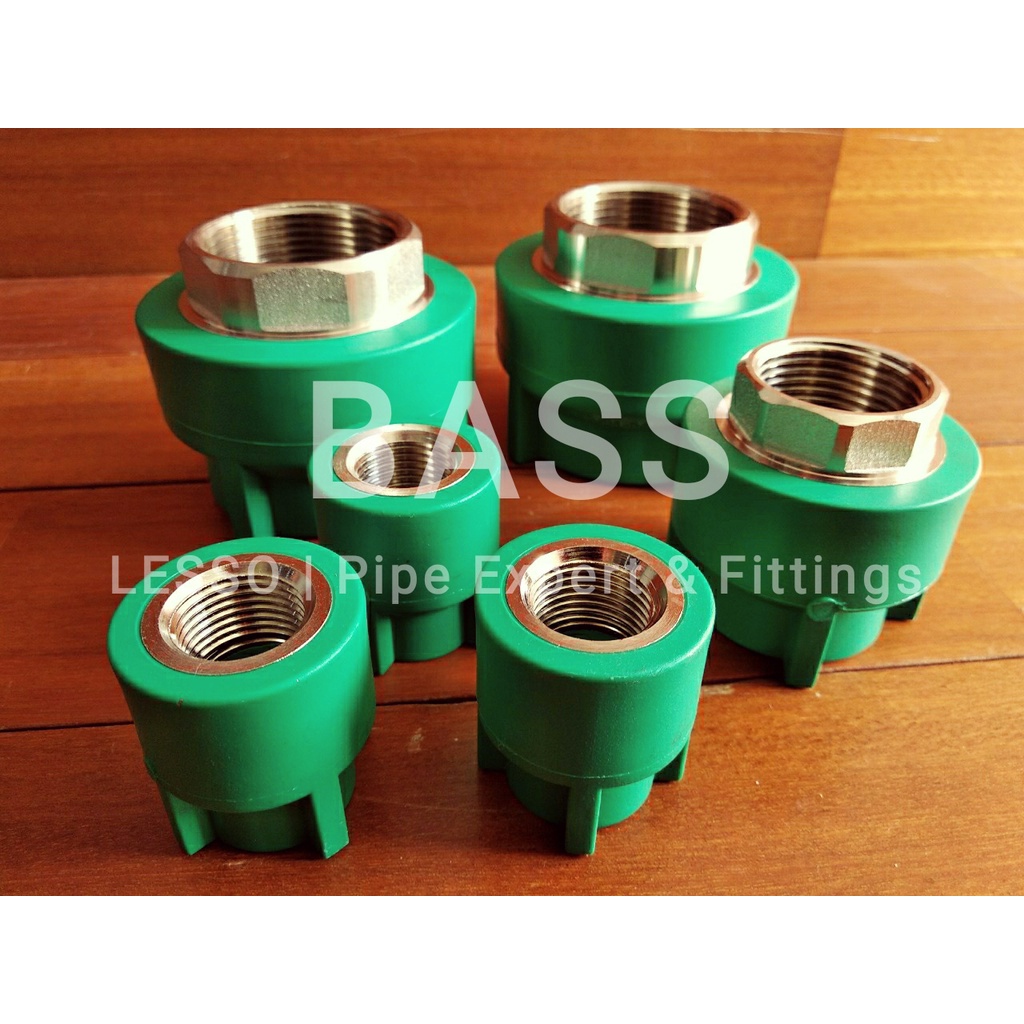 Jual Sock Drat Dalam PPR 25mm X 20mm 3/4" X 1/2" Sok SDD Female Thread Adaptor Fitting Pipa PPR ...