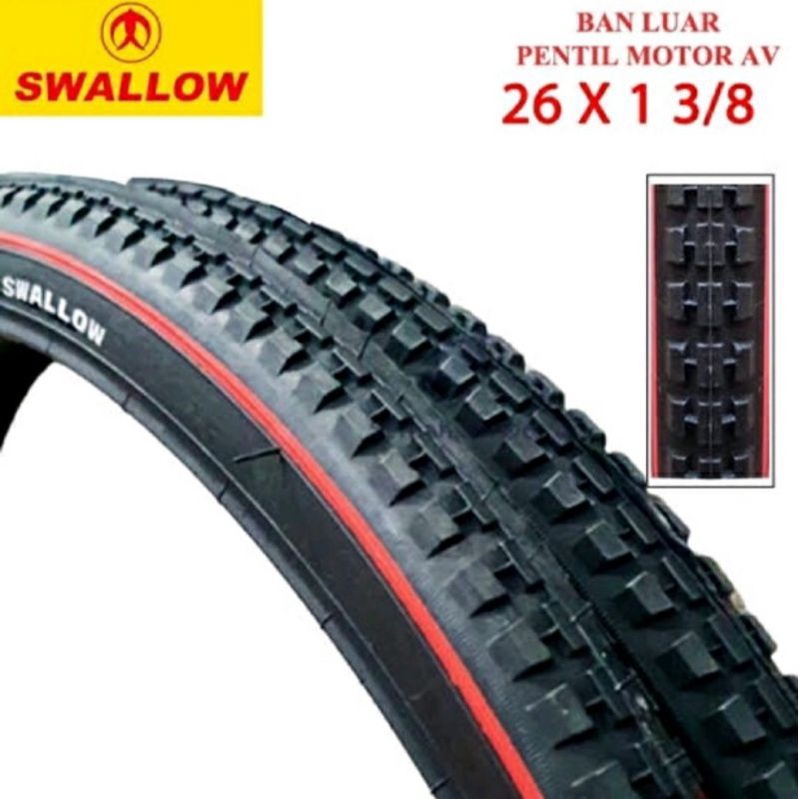 Jual ban luar jengki 26 x 1 3/8 , polygon swallow | Shopee Indonesia