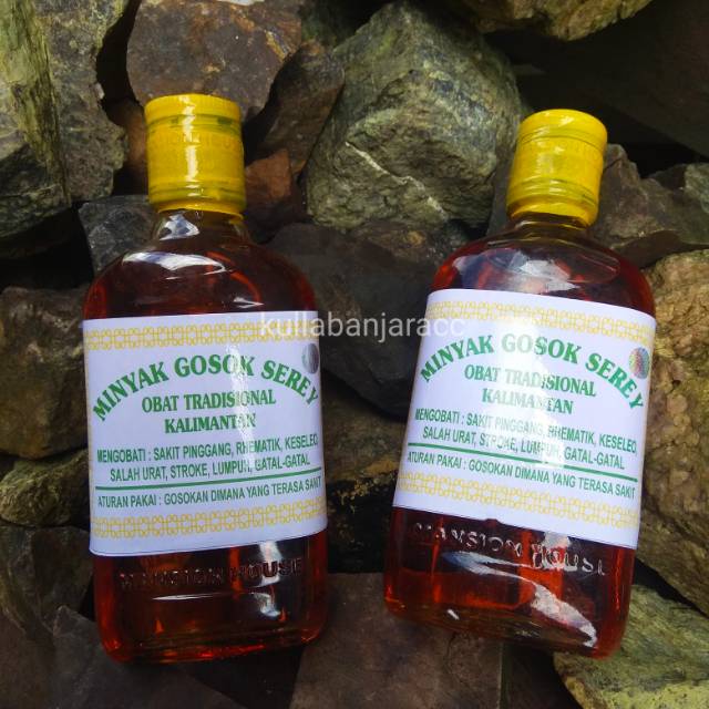 Jual Minyak gosok serey obat gosok khas kalimantan turun temurun ukuran ...