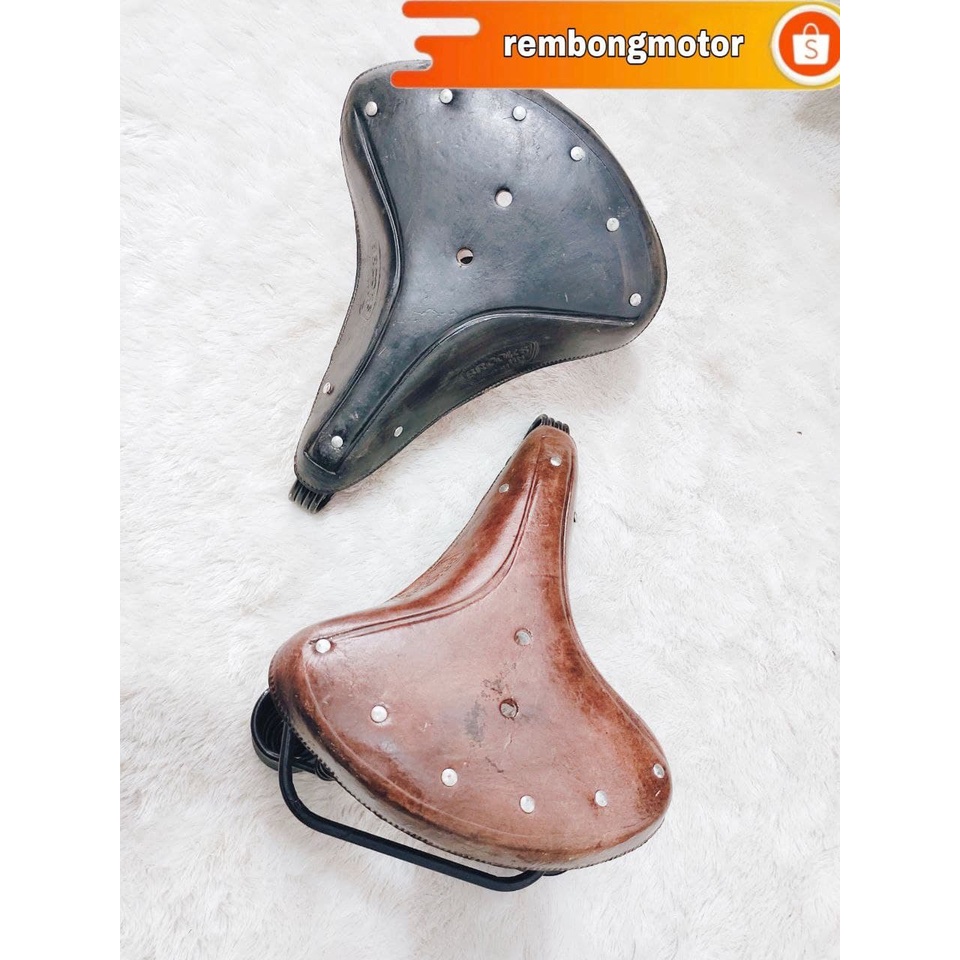 Jual sadel ontel brooks kulit full - sadel sepeda ontel dames kuno asli ...