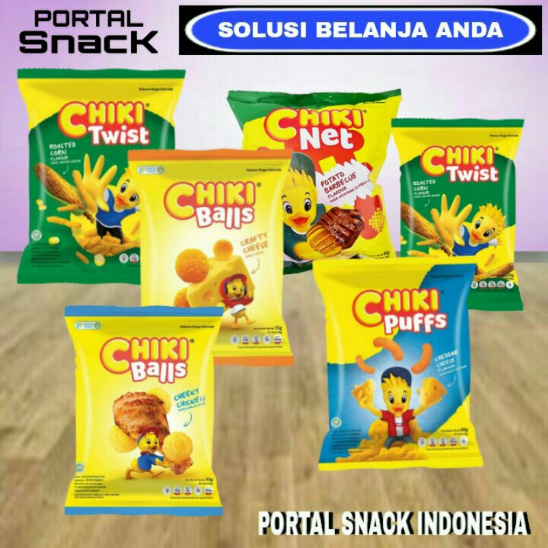 Jual CHIKI Balls,Puffs,Net,Twist 75gr | Shopee Indonesia