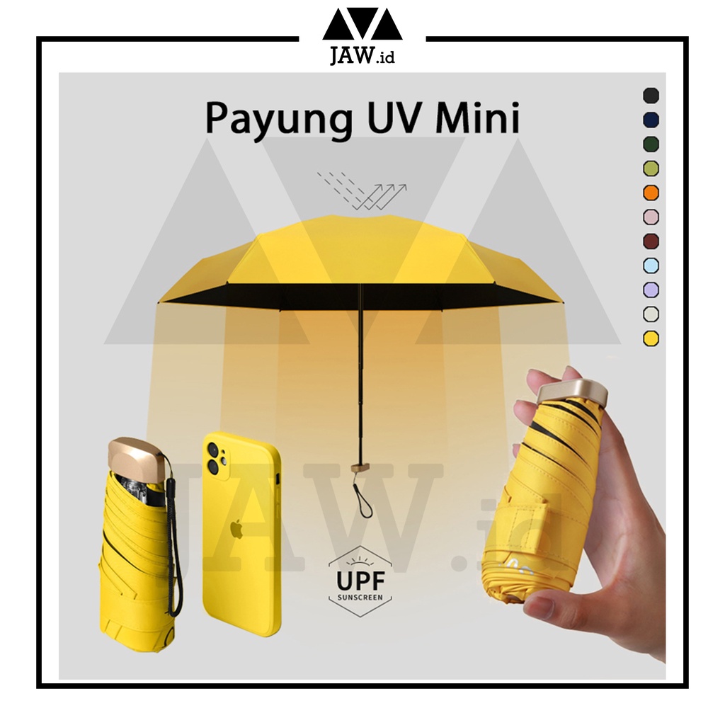 Jual Payung Lipat MINI - Payung MINI Anti UV Payung Tabir Surya Tahan ...