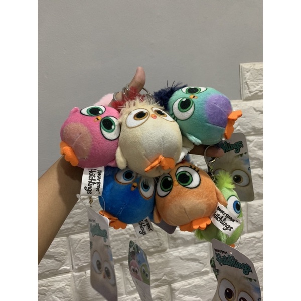 Jual Keychain Angry Birds Hatchlings Plush Original (Gantungan Kunci ...