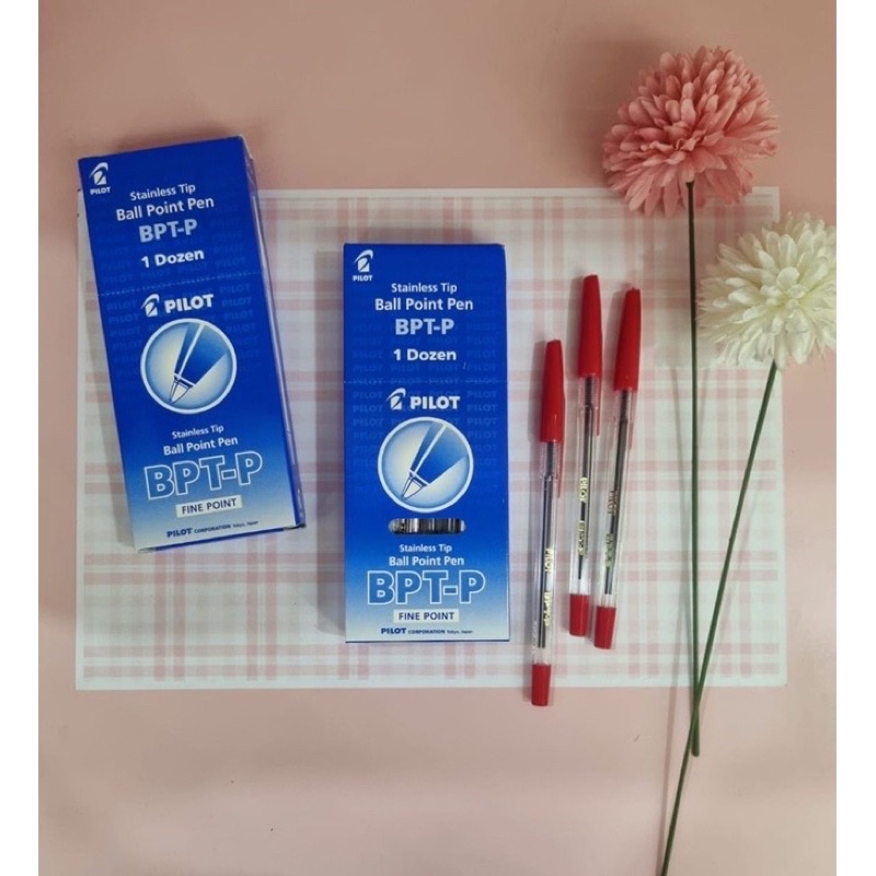Jual PEN PILOT 12 PCS (1 LUSIN) BALLPOINT | BOLPEN | PULPEN | Shopee ...