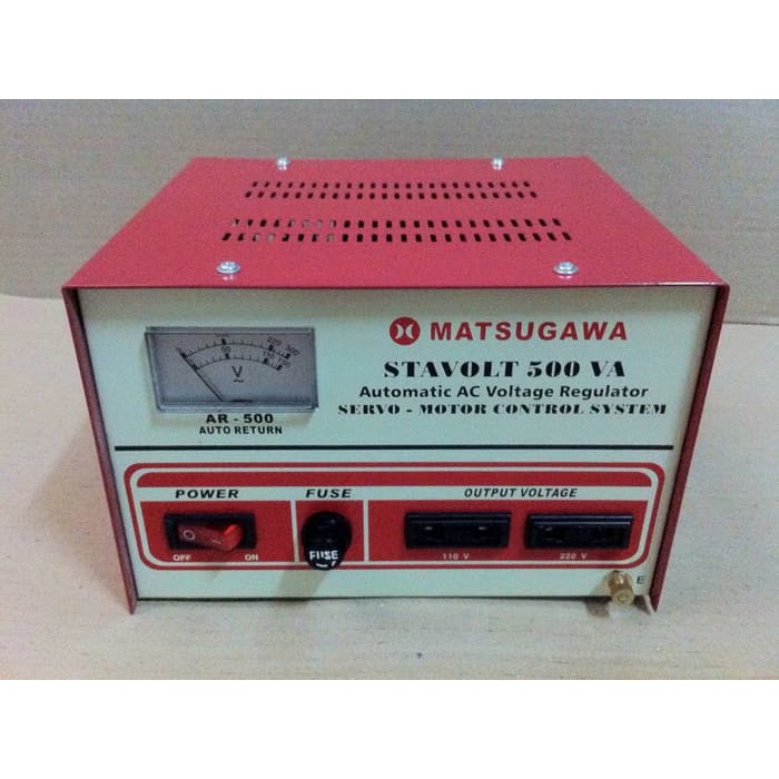 Jual STAVOLT MATSUGAWA AR 500 VA SERVO MOTOR | Shopee Indonesia