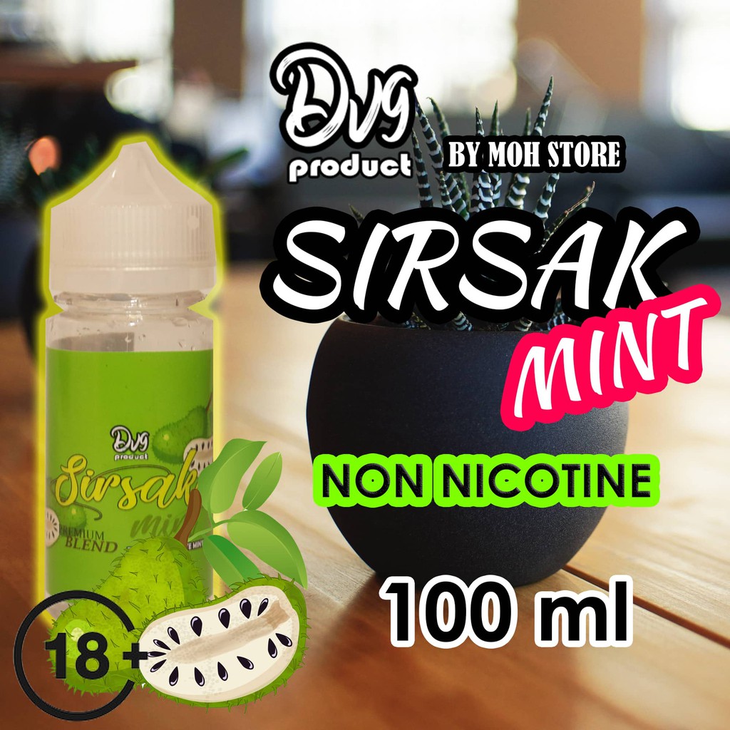 Jual Liquid Non Nicotine Dv9 Sirsak Mint 100ml Vape | Shopee Indonesia