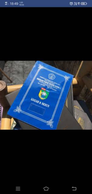 Jual COVER MAP RAPORT IJAZAH K13 HOTPRINT EMBOSSS/bingkai/logo warna ...