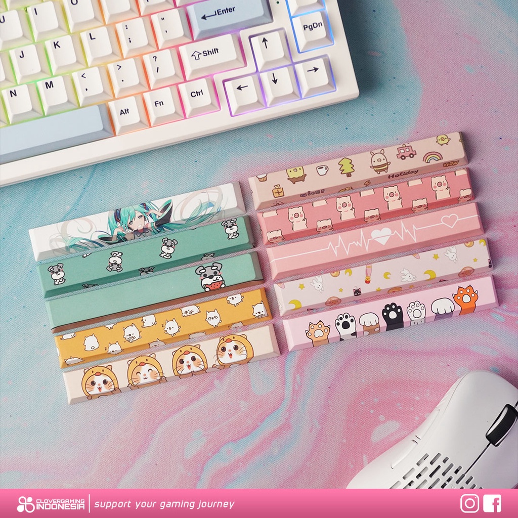 Jual Keycaps CLV Spacebar PBT Dye Sub - 6.25u Space Bar | Shopee Indonesia