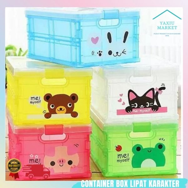 Jual Box Lipat Karakter - Box Container Lipat - Foldable Storage Kecil ...