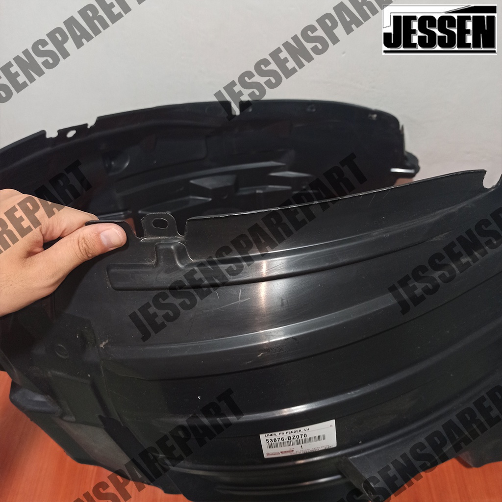 Jual Liner Fender / Spakbor Depan Kanan atau Kiri Rush Terios 53875-BZ070 53876-BZ070 | Shopee ...