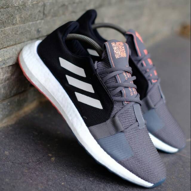 Jual Adidas sense boost go black grey ORIGINAL !!! | Shopee Indonesia
