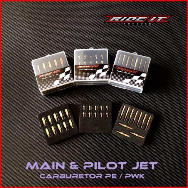 Jual 1 box kecil pilot jet Pe Pwk PJ isi 10 pc ukuran sama dan campur ...