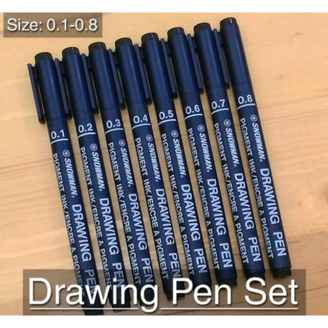 Jual Drawing pen Snowman 0,1 sampai 0,8 (harga per pcs) | Shopee Indonesia
