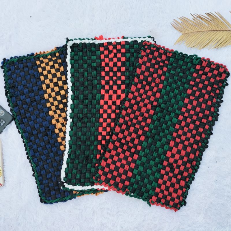 Jual Keset Anyam Kotak Kotak Kecil Keset lantai murah grosir | Shopee ...