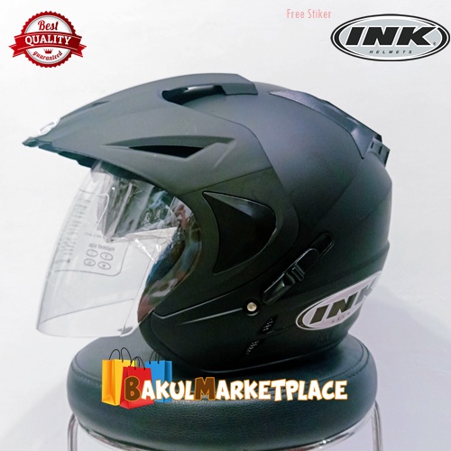 Jual Helm INK JP KW ( Hitam Doff ) | Shopee Indonesia