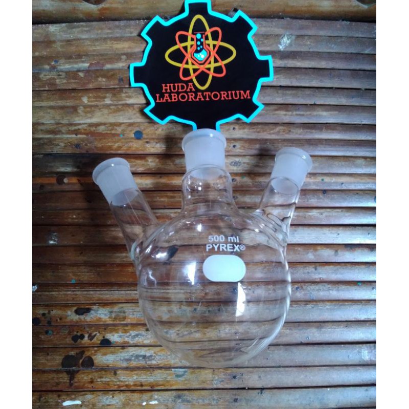 Jual Labu didih leher 3 / Boilling three neck 500 ml PYREX | Shopee ...