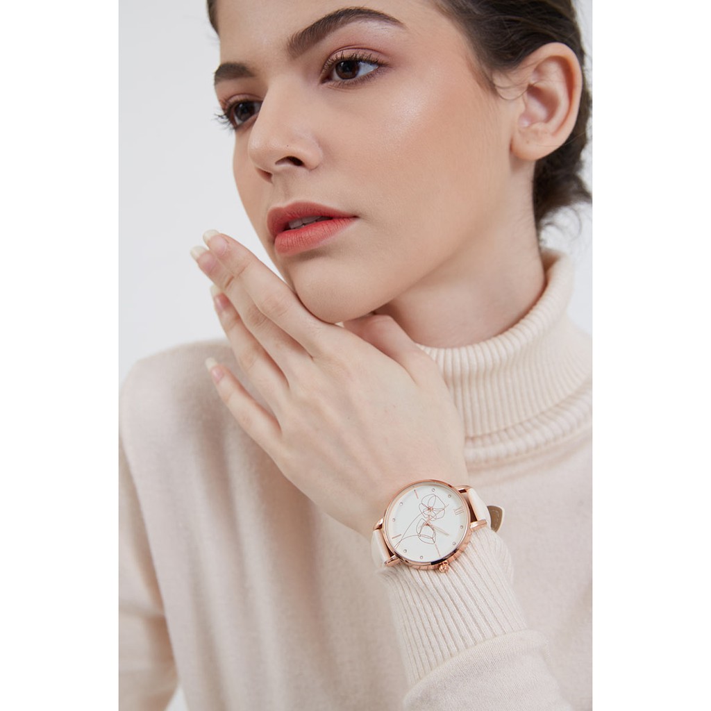 Jual Berrybenka - Jam Tangan Kulit Wanita Sofia Jacquilyn Slim Strap ...