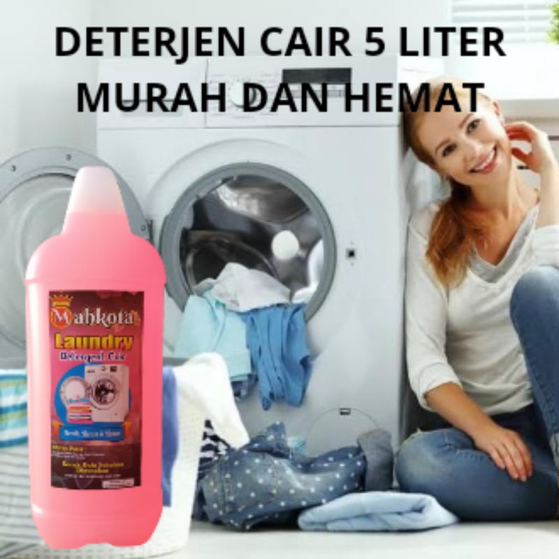 Jual Deterjen laundry wangi tahan lama kemasan 5 liter aroma parfum(Sameday & Instan) | Shopee ...