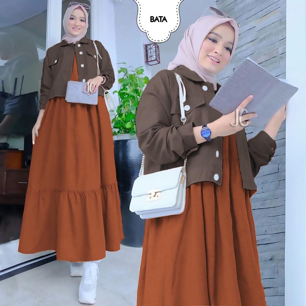 Jual SETELAN GAMIS PEREMPUAN DAN ROMPI SET AYUNDA FASHION BUSANA WANITA MUSLIM TERBARU BAHAN ...