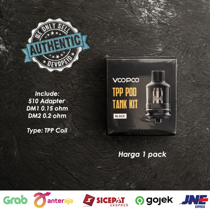 Jual Voopoo TPP Pod Tank Kit 5.5ml Drag 3 X Plus Authentic (BERKUALITAS ...