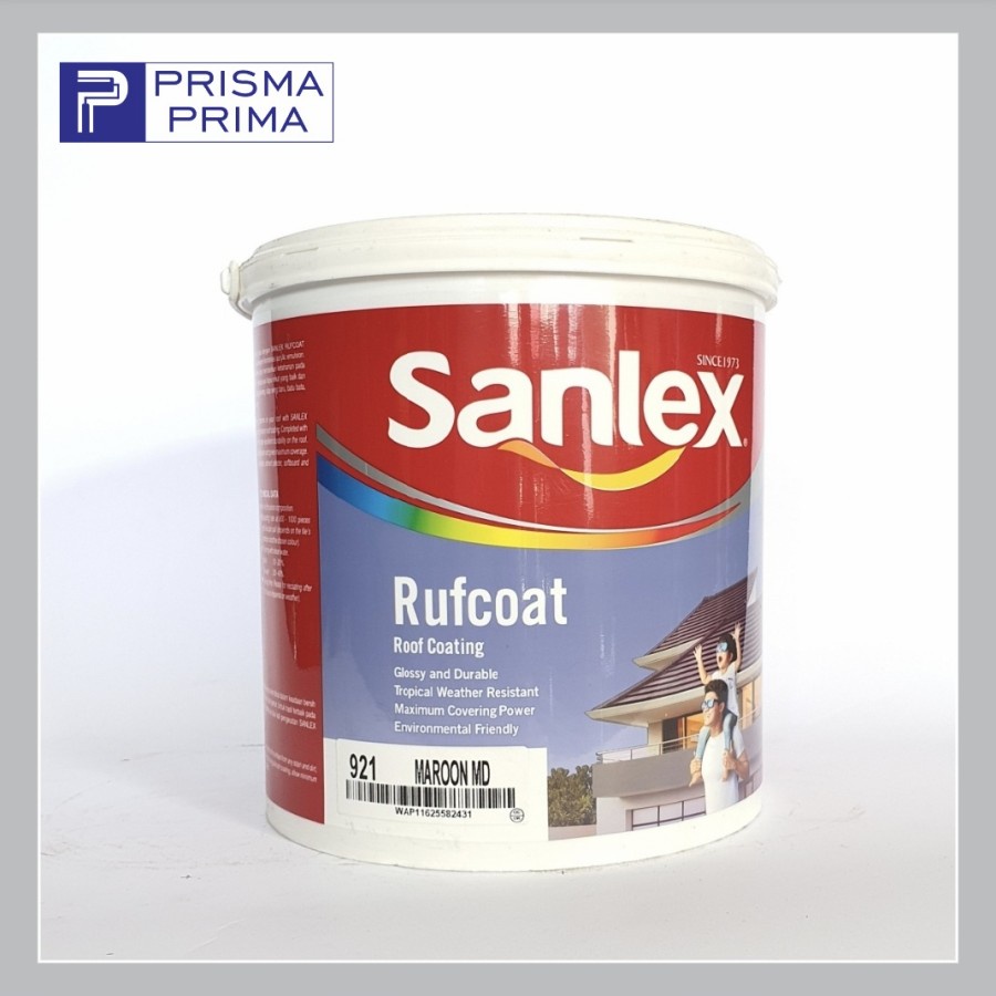 Jual Cat Genteng Roof Paint Sanlex 4 Kg 3.75 Liter | Shopee Indonesia