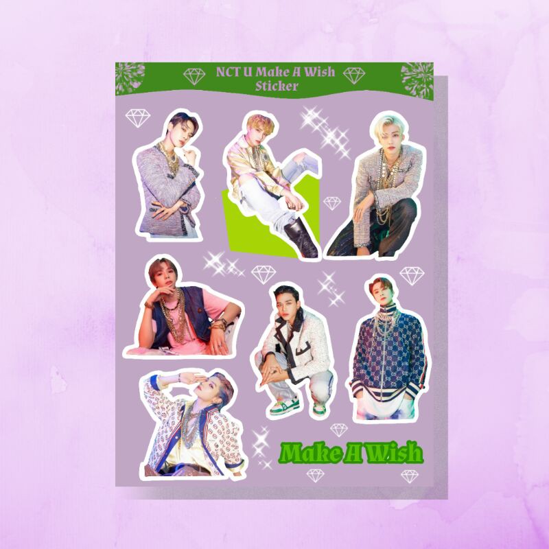 Jual Stiker K-POP | NCT U MAKE A WISH STICKER (NCT 2020) | Shopee Indonesia