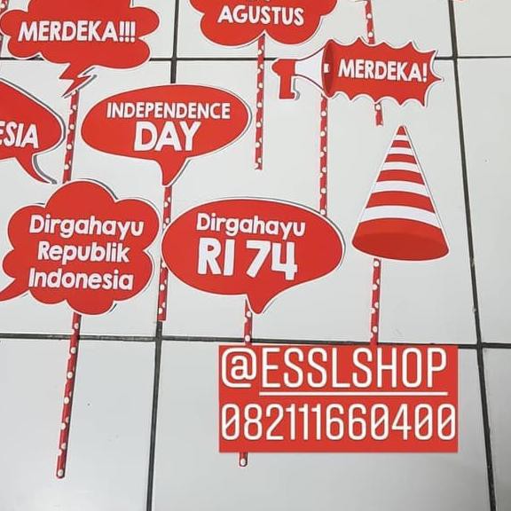 Jual Acc Photobooth Dirgahayu RI / Photo Props 17 Agustus/ Aksesoris ...