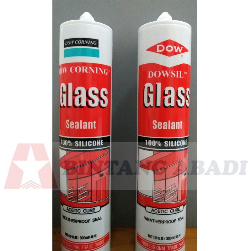 Jual Dowsil Lem Silikon Kaca Asam 300 mL Silicone Glass Sealant Dow Corning Aneka WARNA | Shopee ...