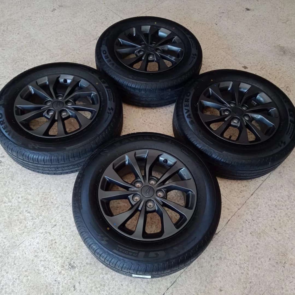 Jual velg mobil bekas terios ring 16x6,5 et 50 pcd 5x114 dan ban ban ...