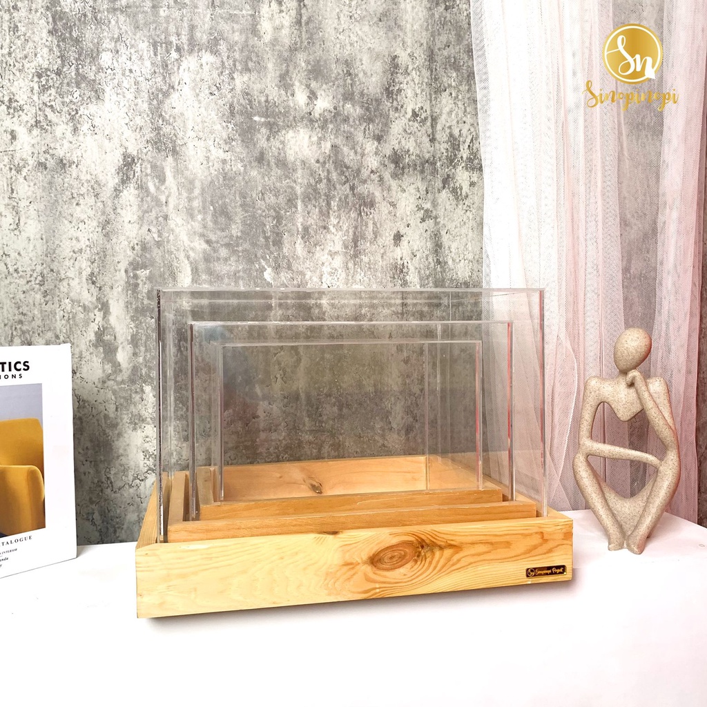 Jual TRAY TANPA KAKI + TUTUP | KOTAK HANTARAN SESERAHAN BOX | LAMARAN ...