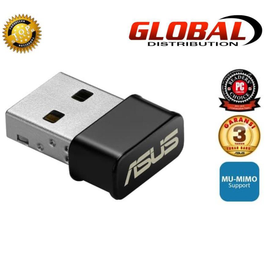 Jual Usb WiFi Asus USB-AC53 Nano Wireless AC1200 Dual Band USB WiFi ...