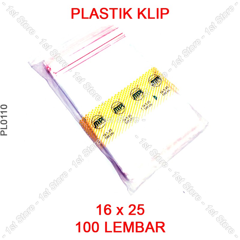 Jual Plastik Klip 16x25 Plastic Clip 16 x 25 cm Ziplock Pouch Zipper ...