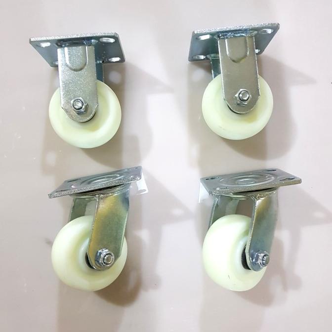 Jual Roda Troley Nilon Heavy Duty 4 Inch 2Muter 2Lurus ( Beban 800 Kg ...