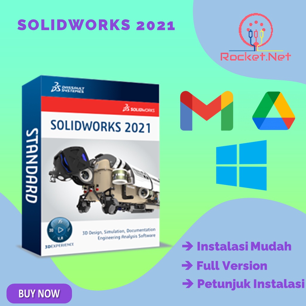 Jual SolidWorks Pro 2021 Full Version Lifetime Software Windows ...