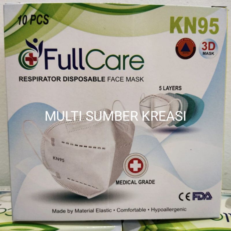 Jual MASKER KN95 EARLOOP FULL CARE | Shopee Indonesia