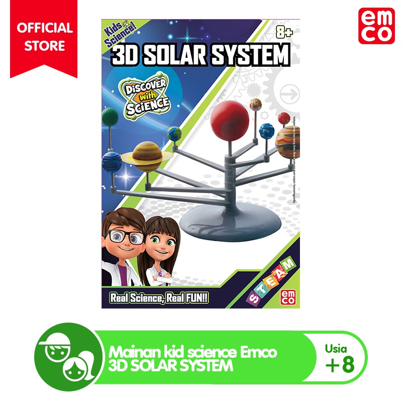 Jual Mainan Edukasi EMCO Kids Science 3D Solar System | Shopee Indonesia