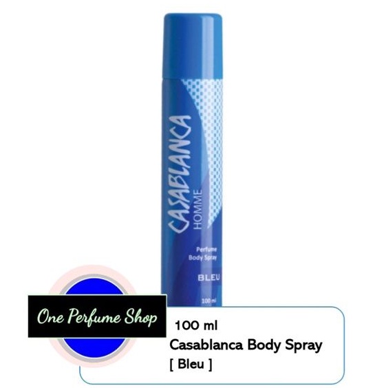 Jual Parfum Casablanca Body Spray Biru / Bleu 100ml | Shopee Indonesia
