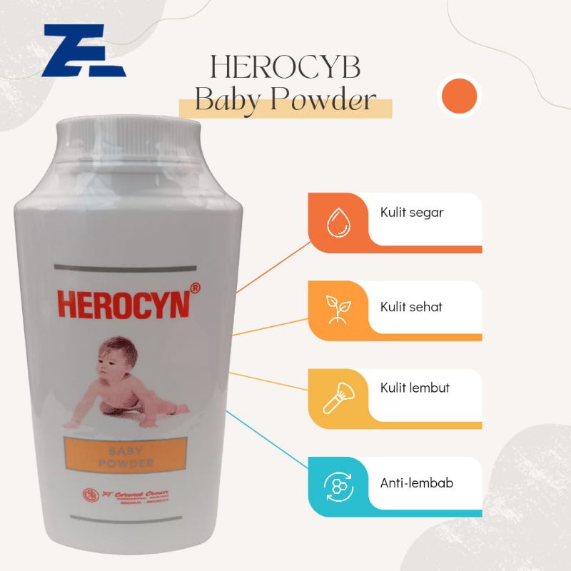 Jual HEROCYN BABY POWDER 200g | Shopee Indonesia