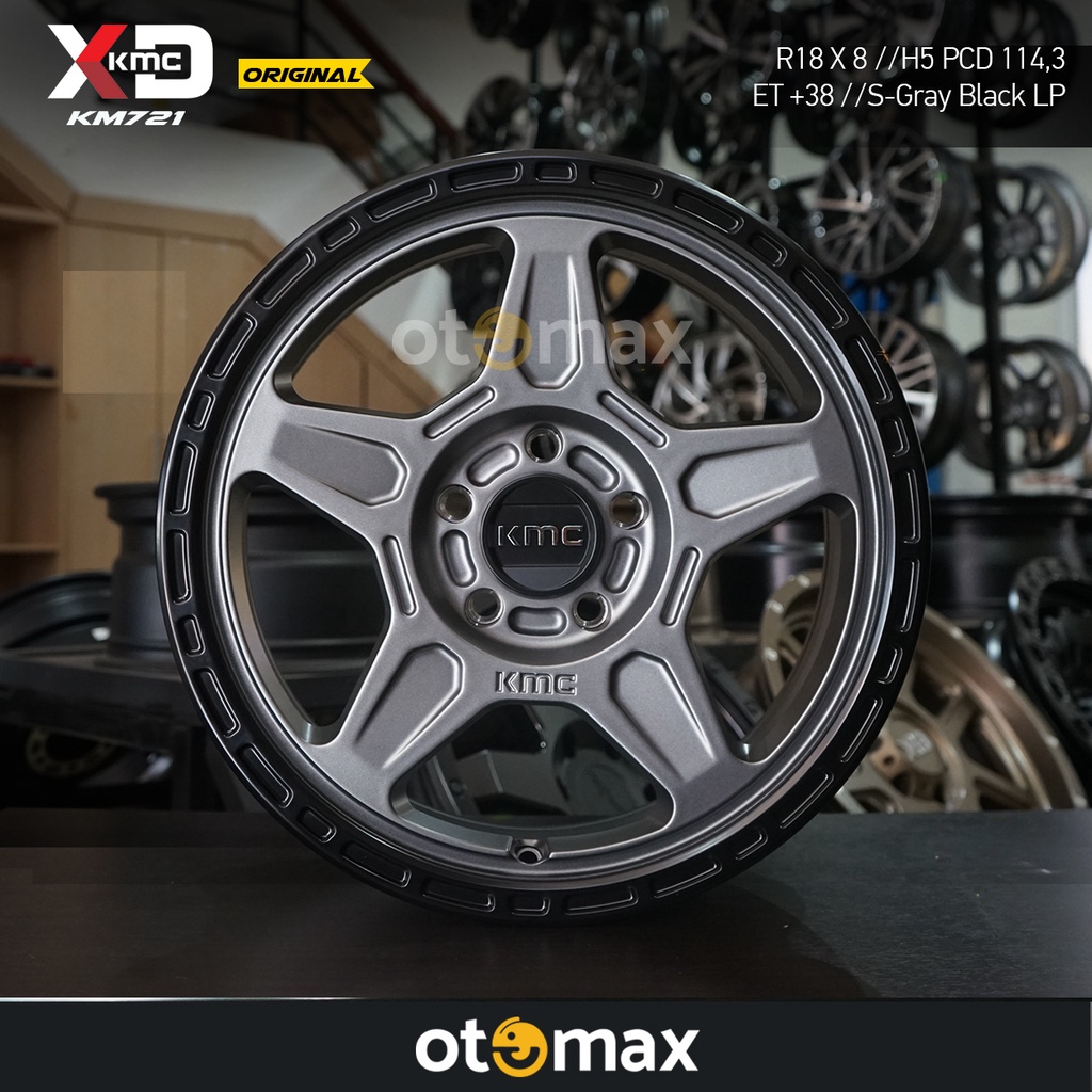 Jual Velg Mobil XD KMC Alpine KM721 Original Ring 18 Satin Gray With ...