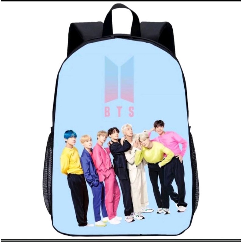 Jual Tas Ransel Kipop Tas Sekolah Perempuan BTS Army | Shopee Indonesia