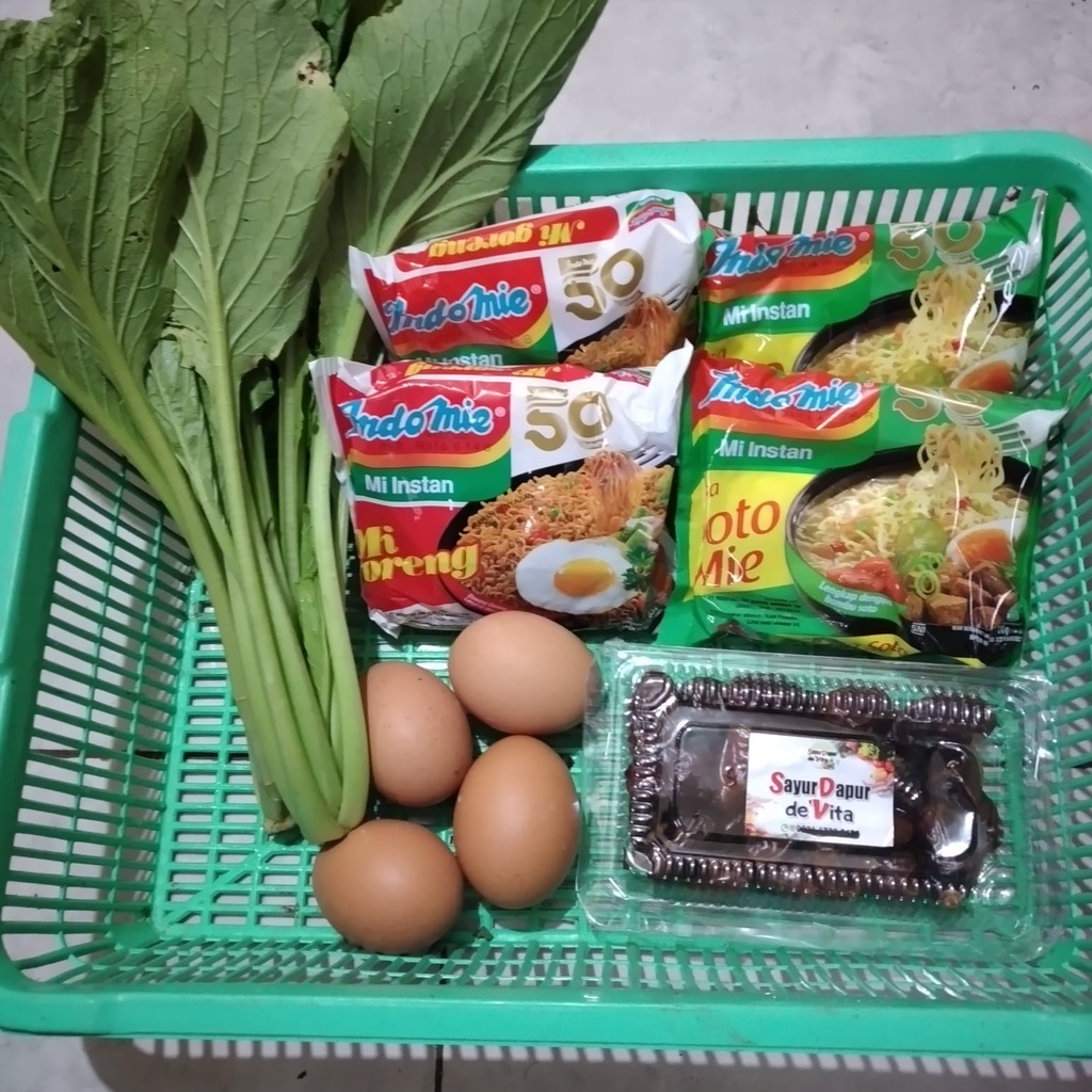 Jual Parcel Sayuran hemat 4. Paket Hemat mie | Shopee Indonesia