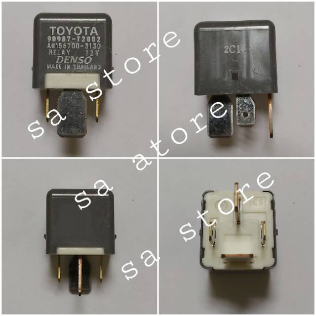 Jual relay lampu abu abu original toyota innova avanza HT130 fortuner ...