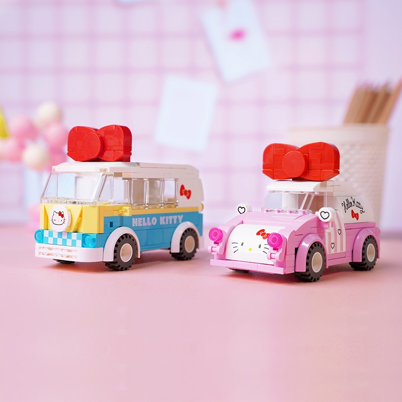 Jual KKV-Qman·Hello Kitty Mini-Bus/ Mini-Car/puzzle/cute/Sanrio ...